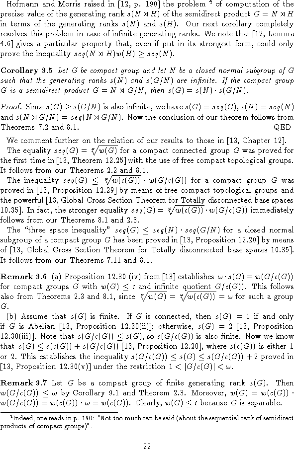 P. 22: Weight of closed subsets topologically generating a compact group, by Dikran Dikranjan ...